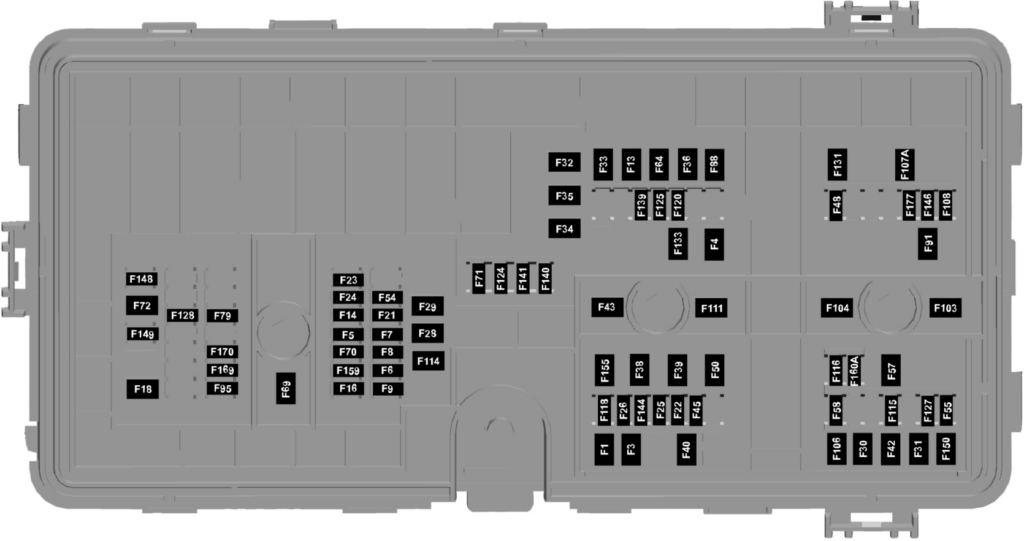 Ford Explorer (2025-2026) Fuse Box Diagrams and Locations