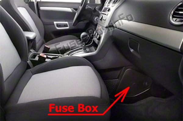 Chevrolet Captiva (2012-2016) Fuse Box Diagrams and Locations